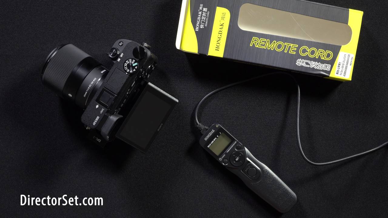 Intervalometer for Sony a6500, a6300, a6000